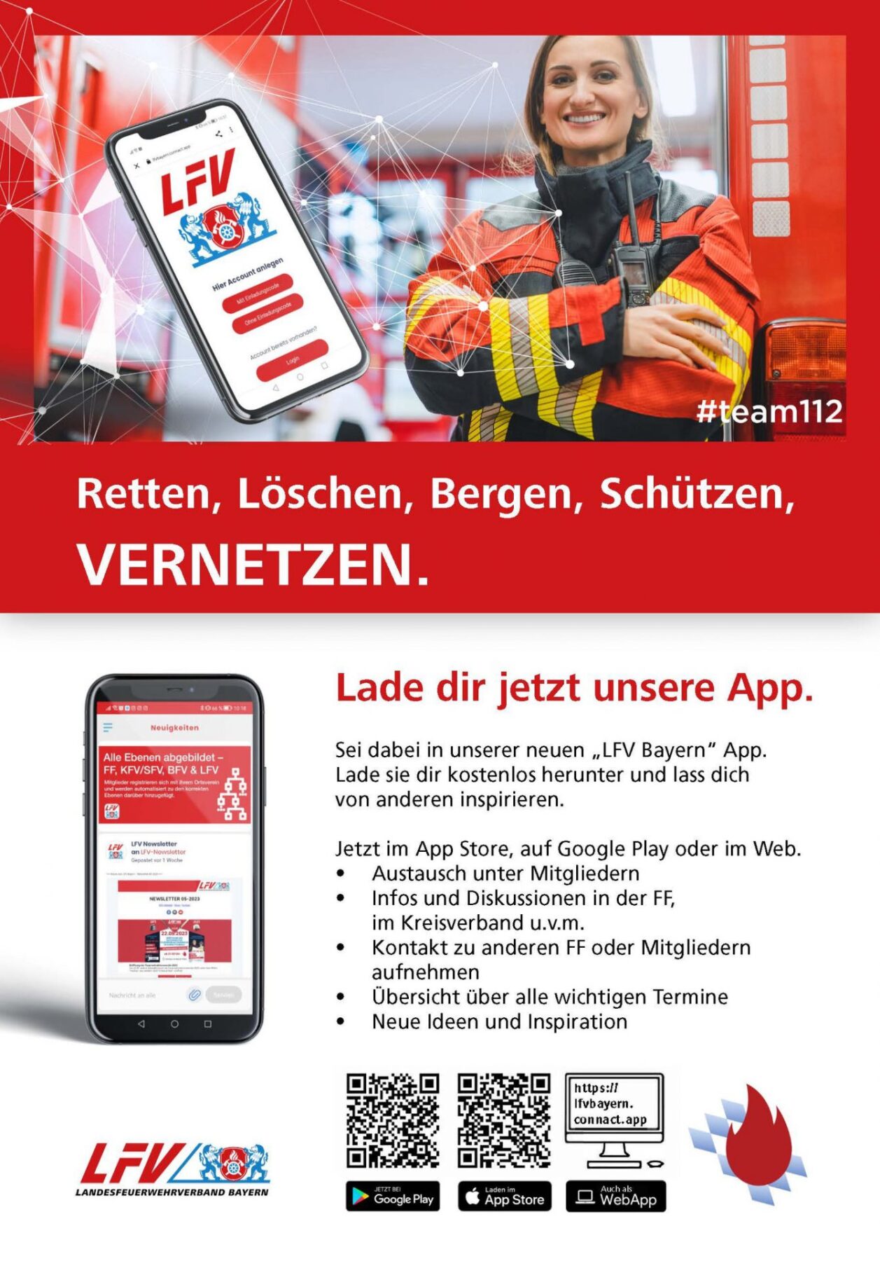 Die neue LFV Bayern App ist am Start - Feuerwehr Fachjournal